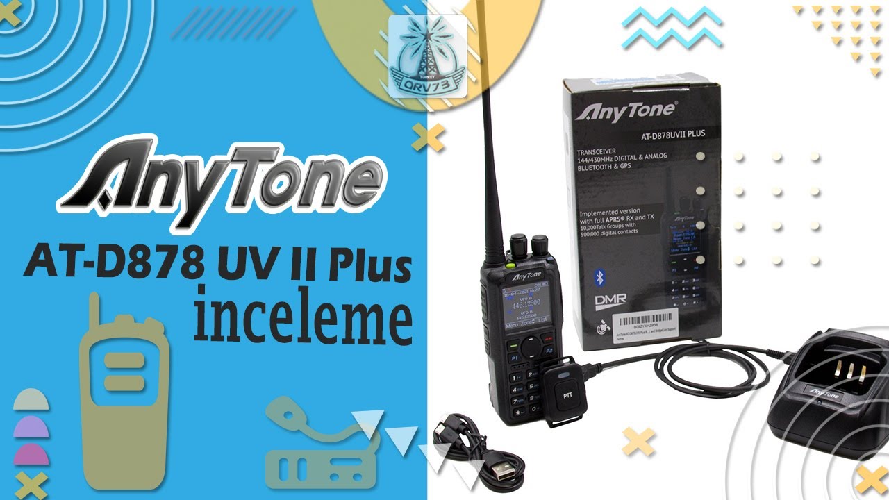 Anytone D878UVII PLUS İNCELEMESİ - YouTube