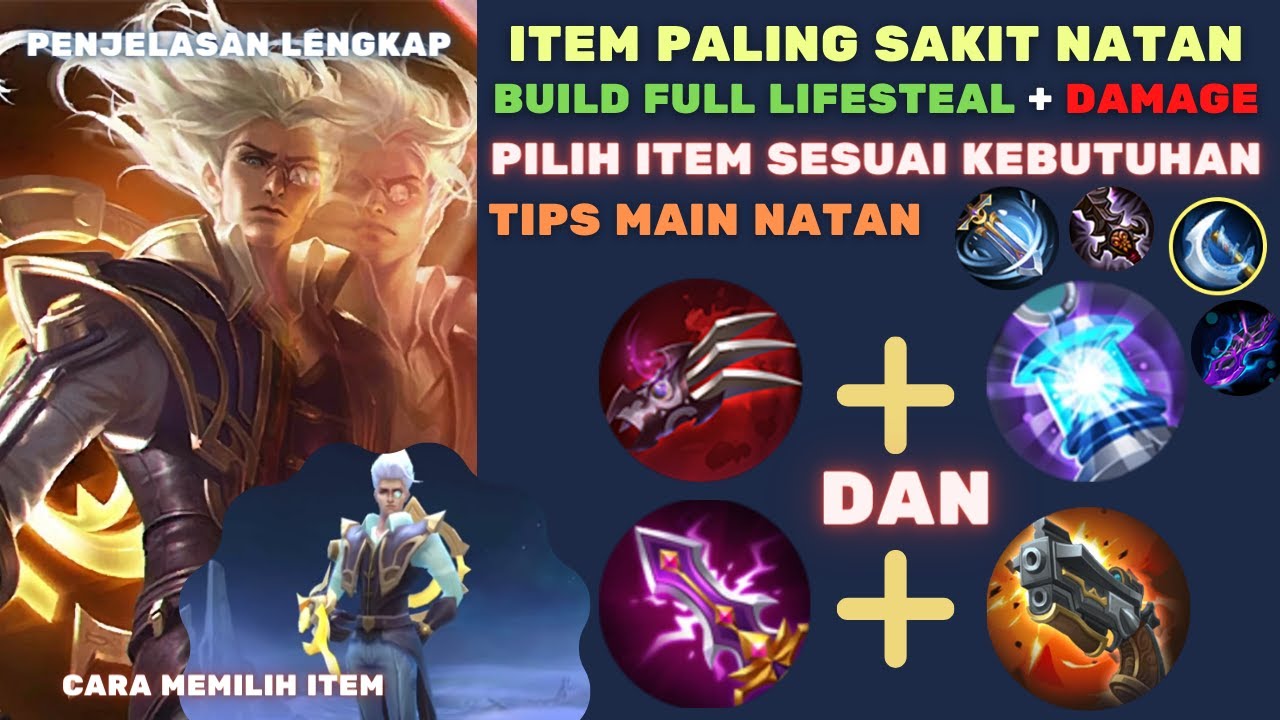 ITEM NATAN PALING SAKIT 2022 DI MOBILE LEGENDS, BUILD FULL DAMAGE ...