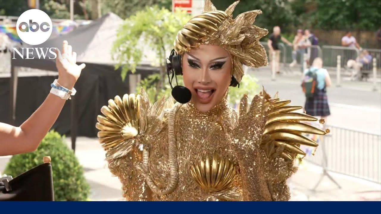 'RuPaul's Drag Race' winner Nymphia Wind celebrates Pride - YouTube