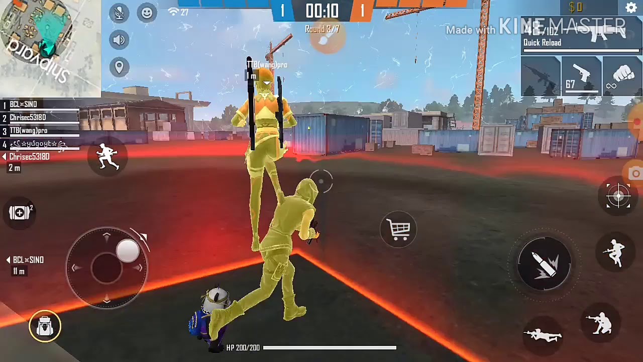 Free fire duel 4v4 mode clash squad - YouTube