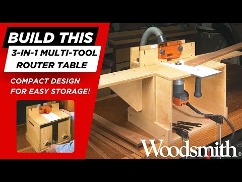 Shop-Built 3-in-1 Compact Router Table - YouTube