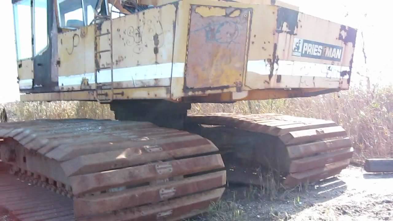 Priestman VC20 Long Reach Excavator Walk Around - YouTube