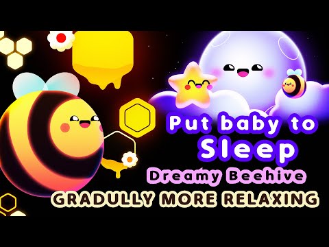 Baby sensory 💤 Wind down and relax - Dreamy Beehive 🌙✨