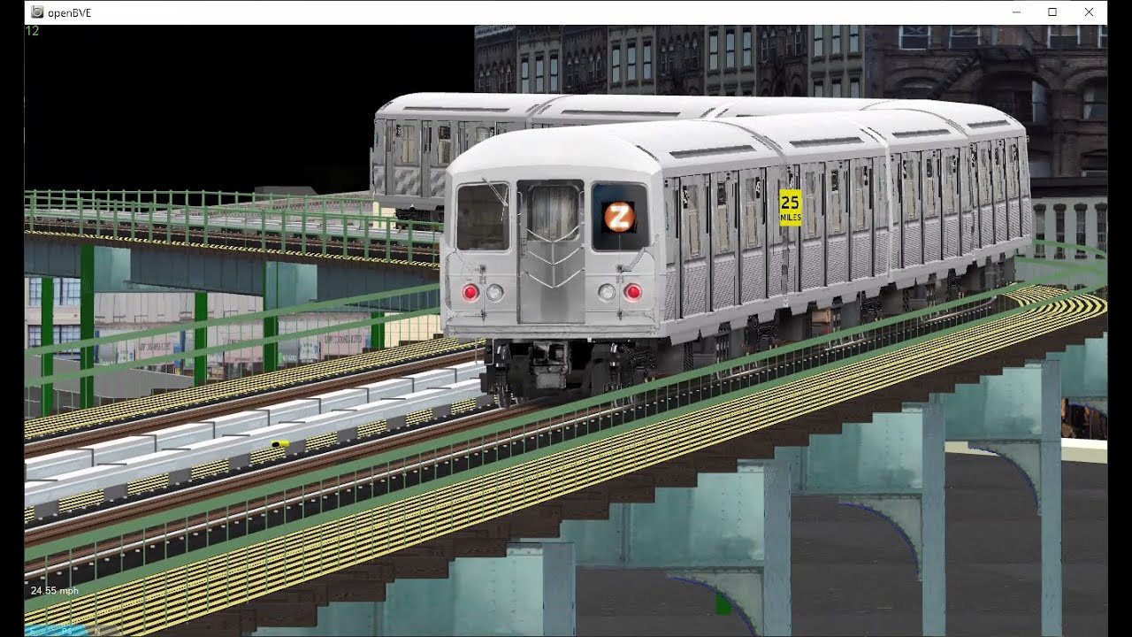 OpenBVE Throwback: The R40M Z Train To Broad Street Via Jamaica Skip ...