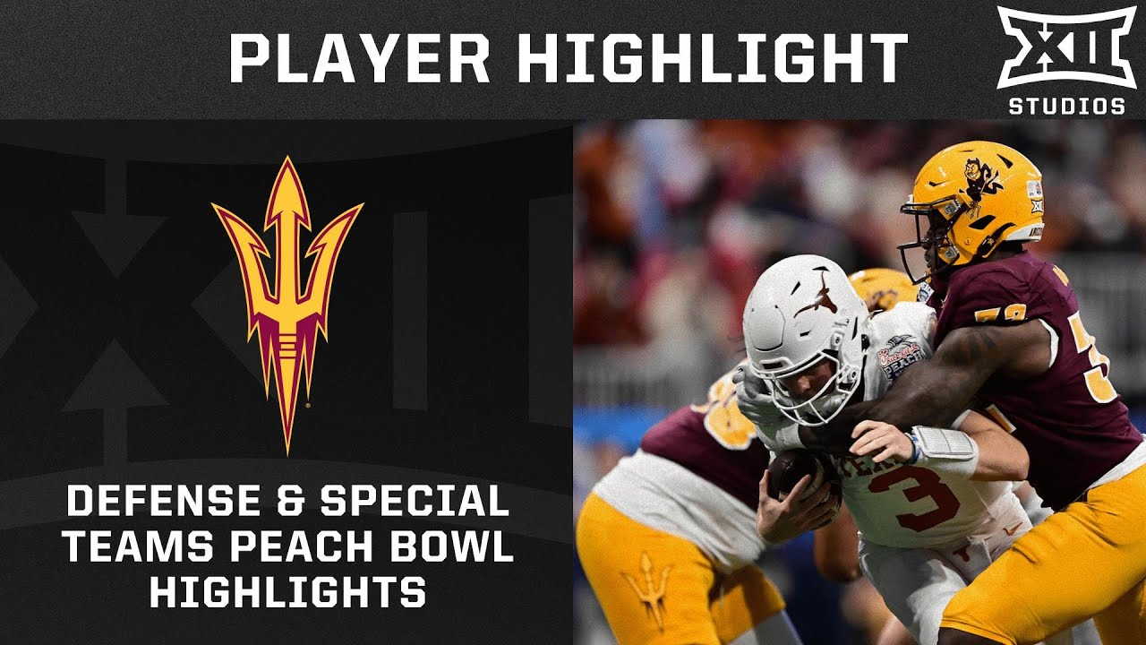Arizona State Defense & Special Teams Highlights vs. Texas | Chick-fil ...