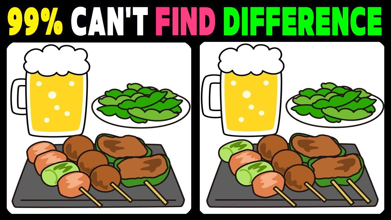 Spot the Difference: 99% Of People Can't Find All The Differences 【Find the Difference】 - YouTube