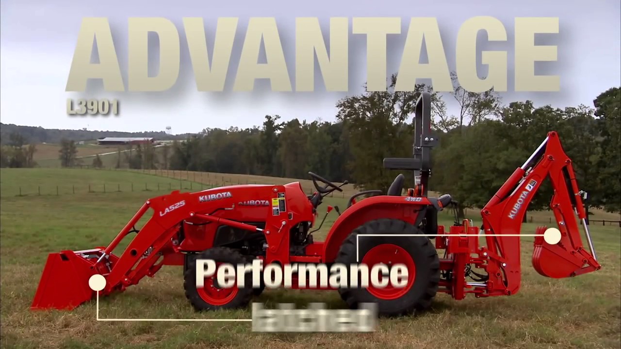 Kubota L3901 Tractor Advantage Video - YouTube