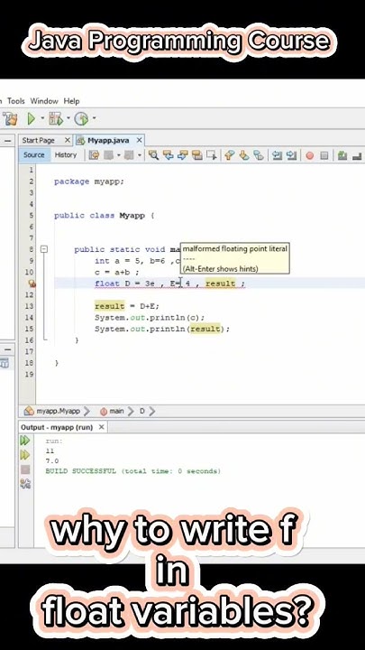 Float Datatype In Java Javaprogramming Javatutorial Java Javaforbeginners Youtube