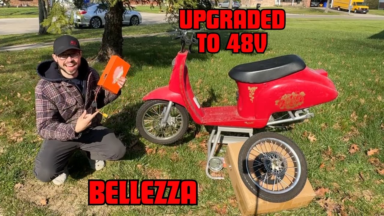 Razor Bellezza 48v OverVolt Kit | Jordy Builds - YouTube