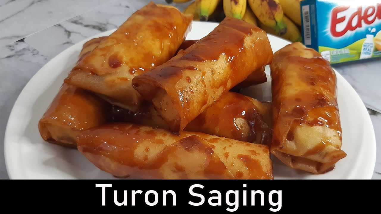 Turon Saging for a Cheesey Merienda | Banana Lumpia with Caramel ...