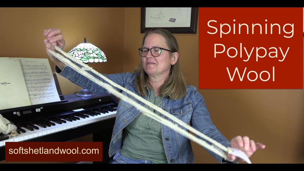 Sheep Farm Vlog 86 - Polypay Yarn from Spinning Guild Breed Study - YouTube