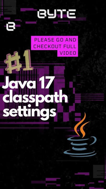 java 17 classpath settings #java #technology #spring #python #bangalore #coding #programming # ...