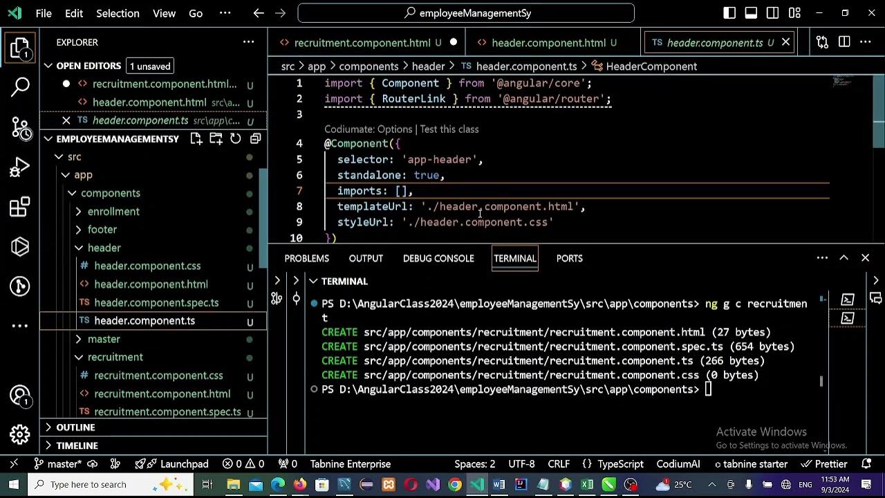 Spring Boot And Angular Employee - Routing Part7 - YouTube