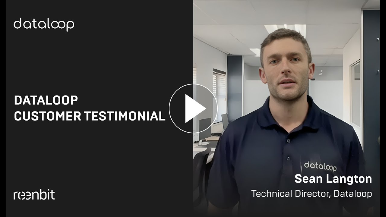 Sean Langton - Reenbit and Dataloop customer testimonial - YouTube