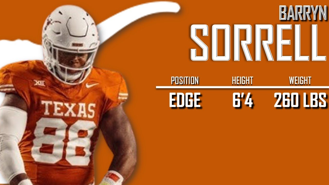 Barryn Sorrell | #𝟠𝟠 | Texas Longhorns EDGE - YouTube