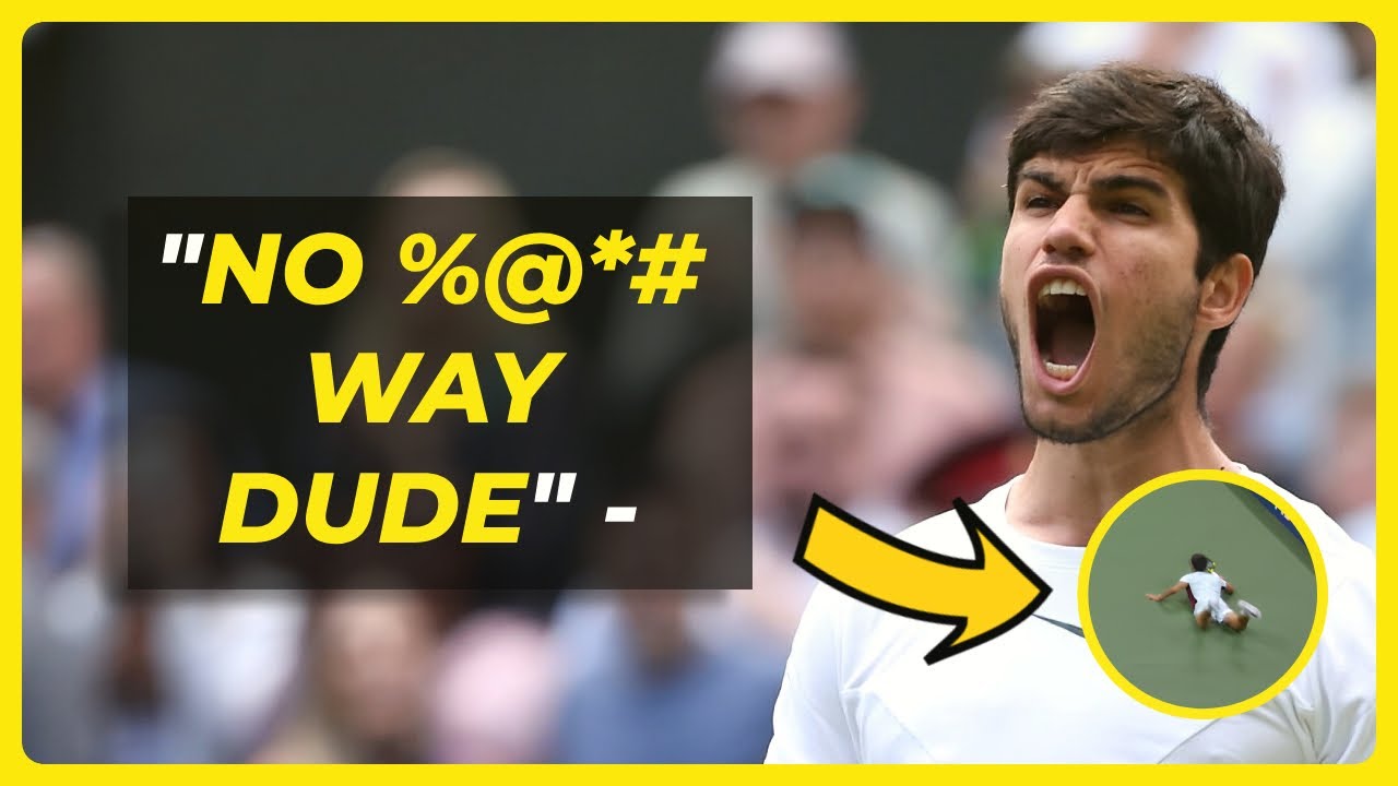 Unforgettable Tennis Moment: A Bold Attempt to Challenge ALCARAZ - YouTube