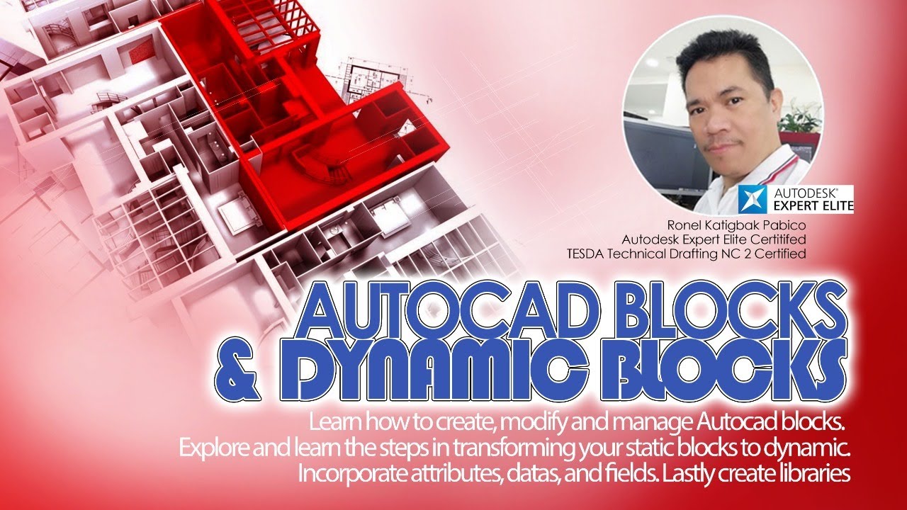 AUTOCAD Essential Training Series 5 - AUTOCAD BLOCKS AND DYNAMIC BLOCKS ...