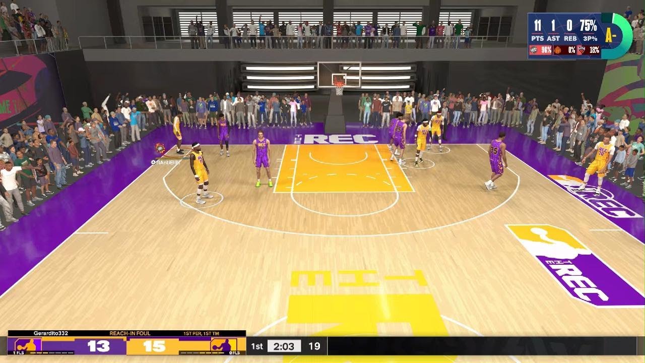 NBA 2K24 rec game Play - YouTube
