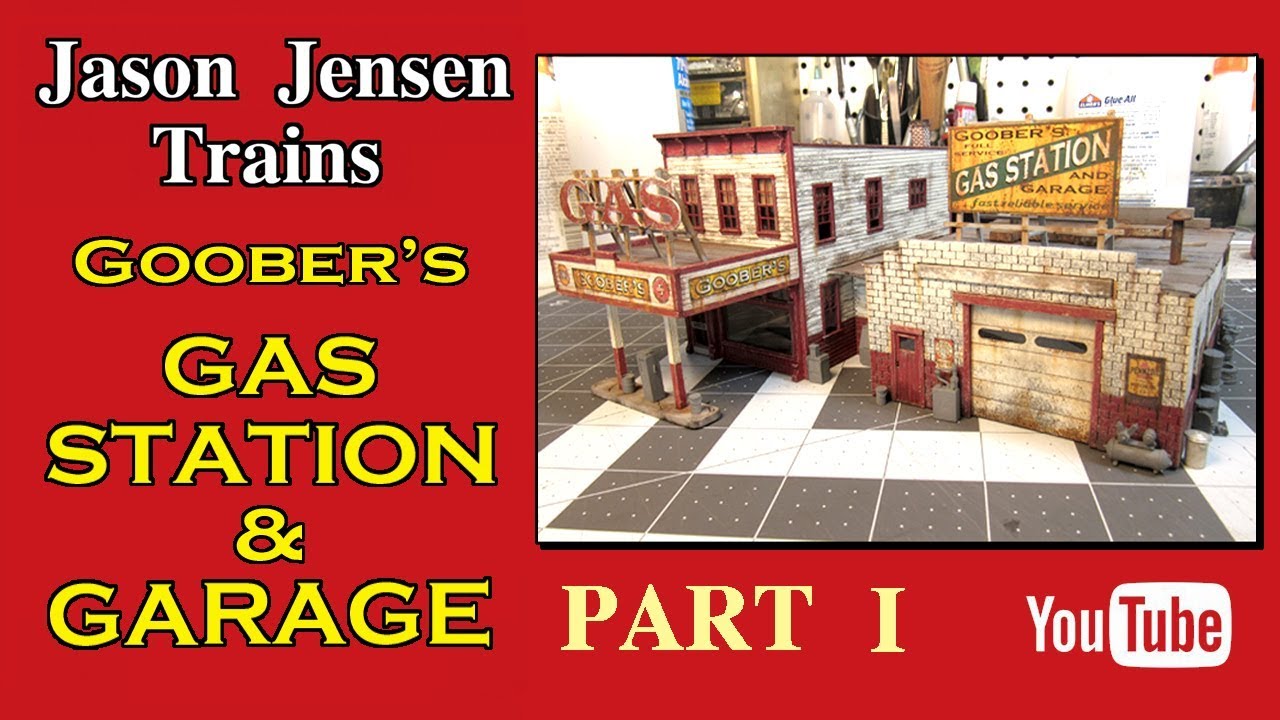 HO scale Gas Station part I Episode 005 - YouTube