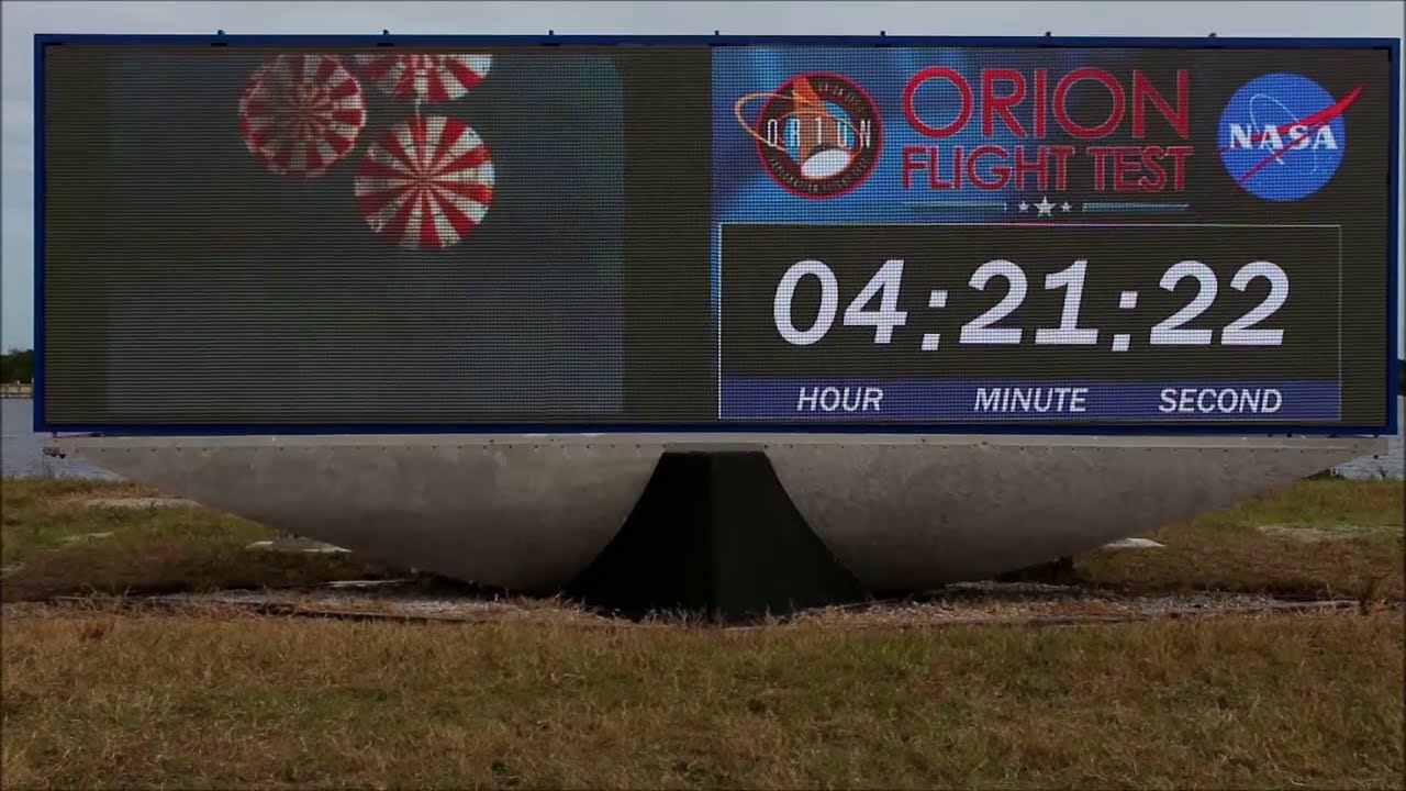 Orion Nasa Countdown Clock