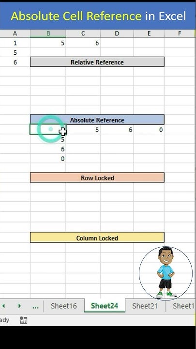 Absolute Cell Reference in Excel #excel #msexcel #exceltips #exceltutorial #microsoftexcel # ...