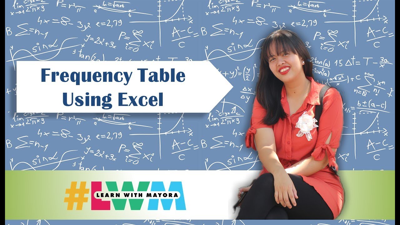 [Tagalog] Frequency Table in Excel | Research Study Chapter 4 - YouTube