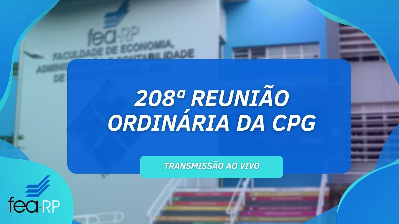 208ª Reunião Ordinária da CPG - YouTube