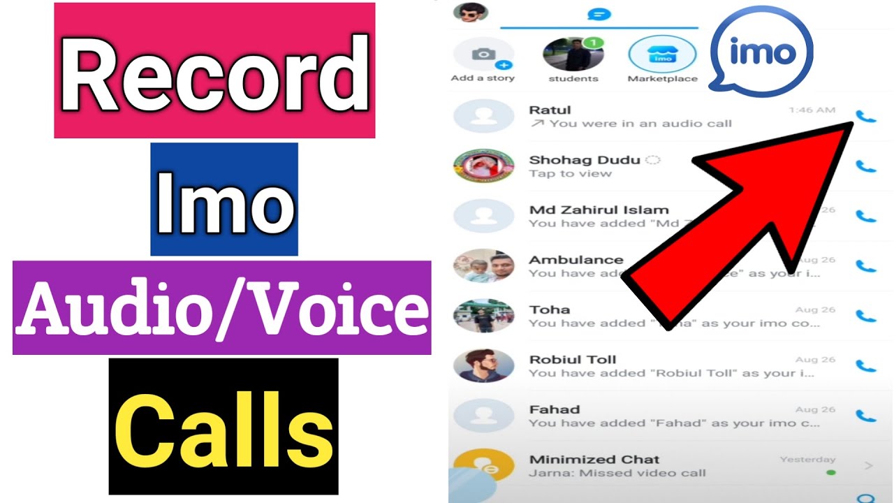 How To Record Imo Audio Calls | Record Imo Voice Calls | Imo Calls ...