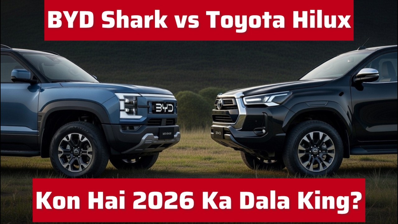 BYD Shark vs Toyota Hilux - Pakistan ka 2026 Dala King Kon? - YouTube