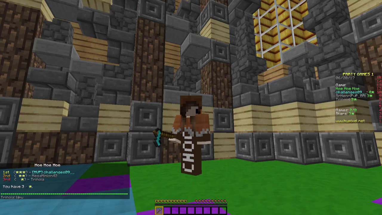 PARTY GAMES WITH Technoblade! Minecraft Hypixel Party Games! Part: 1 ...