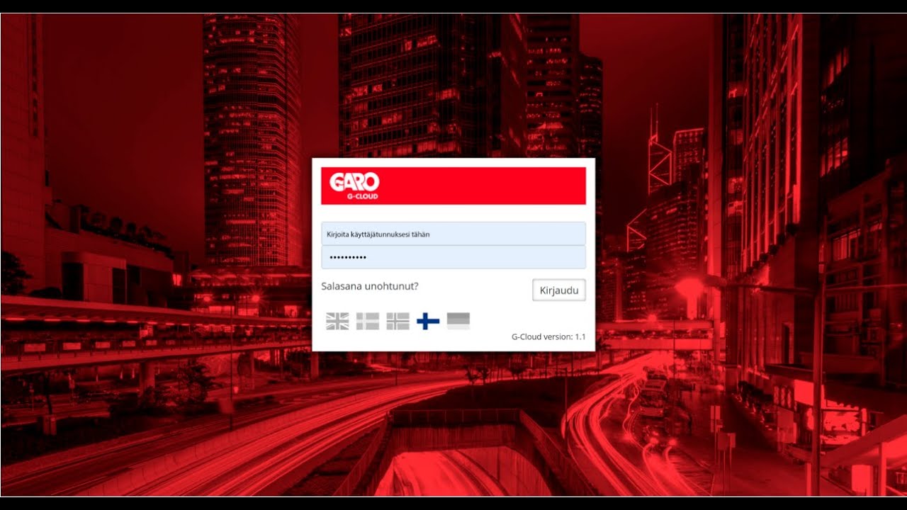 GAROn G-Cloud-pilvipalvelun hallinnointinäkymä - YouTube