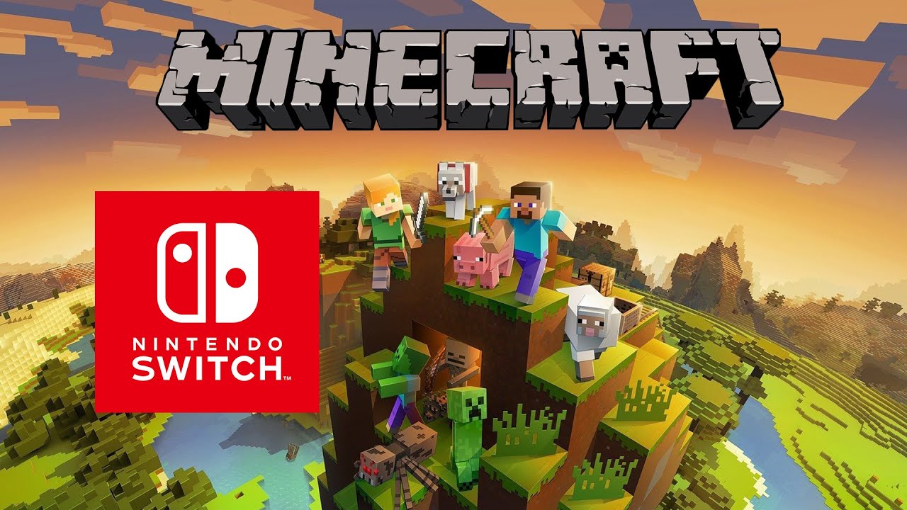 DECOUVERTE DE MINECRAFT SWITCH EDITION - YouTube
