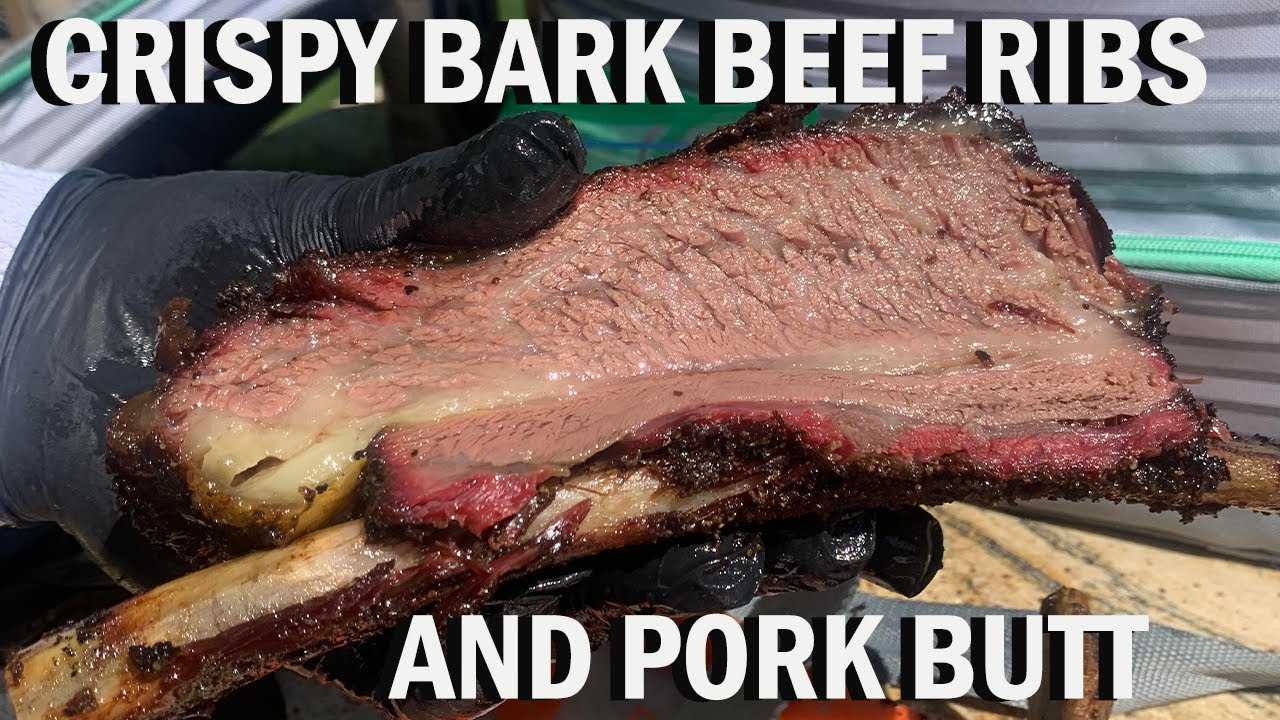 Crispy Bark Beef Ribs & Pork Butt | Harry the Horse BBQ - YouTube