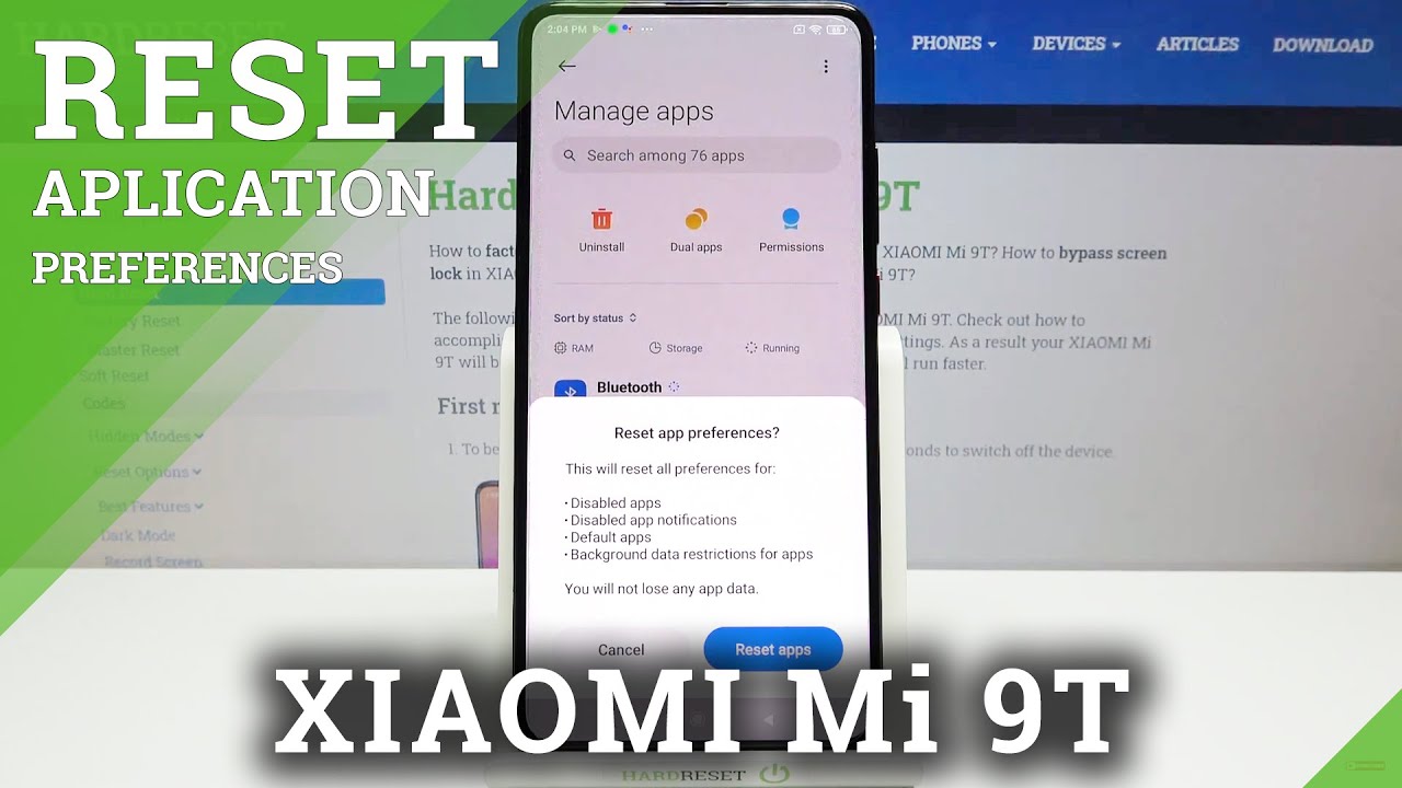 How to Reset App Preferences in XIAOMI Mi 9T – Restore App Defaults ...