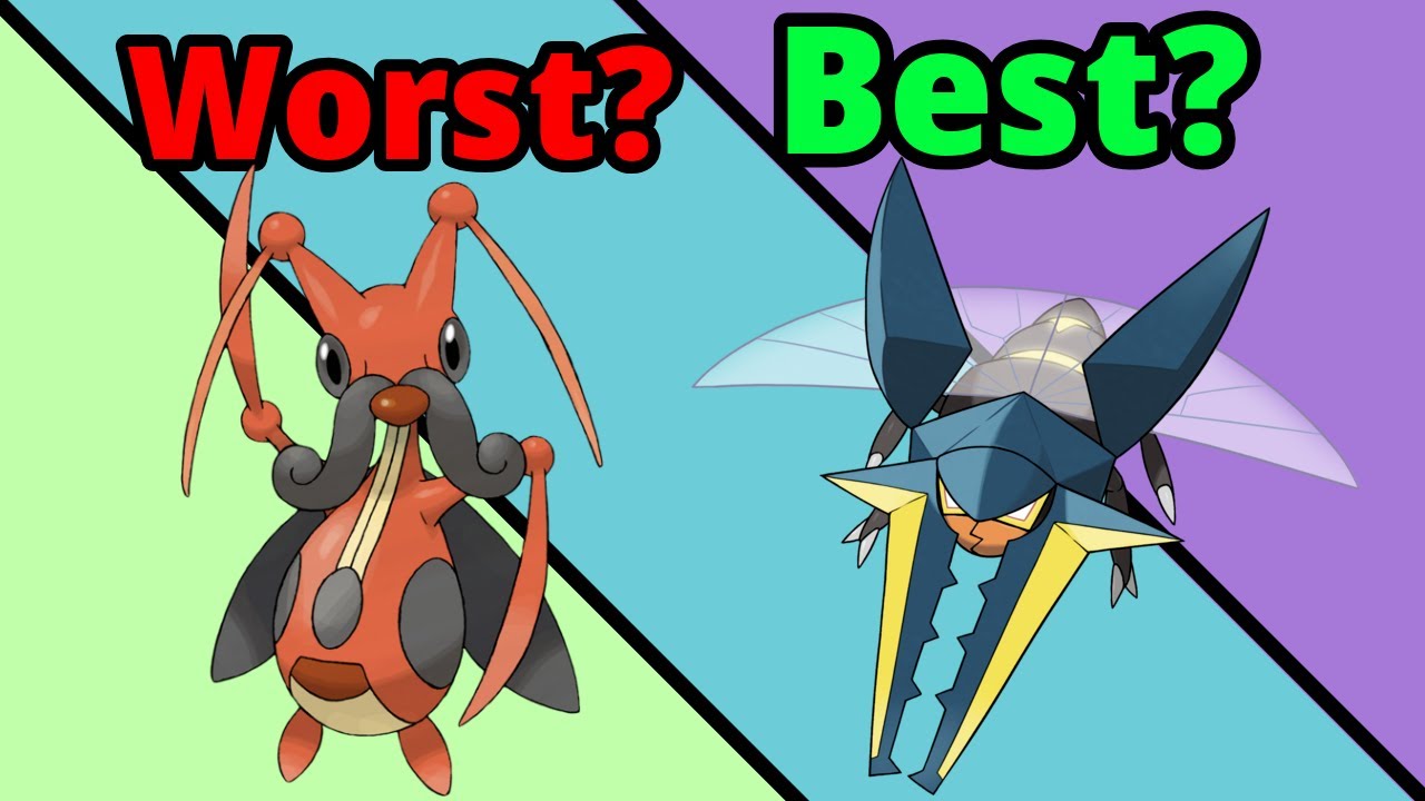 EVERY REGIONAL BUG Pokémon RANKED - YouTube