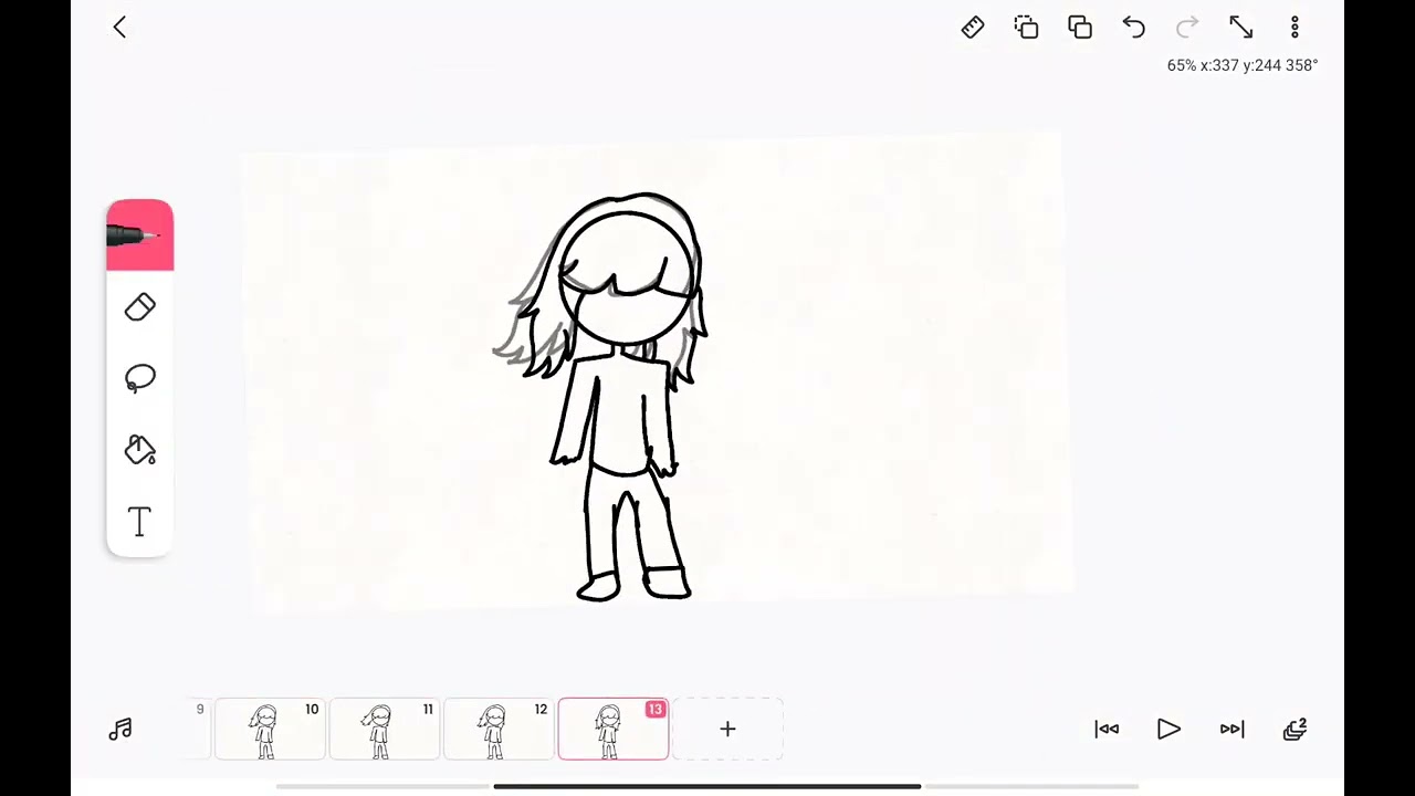 hair flowing through wind animation - YouTube
