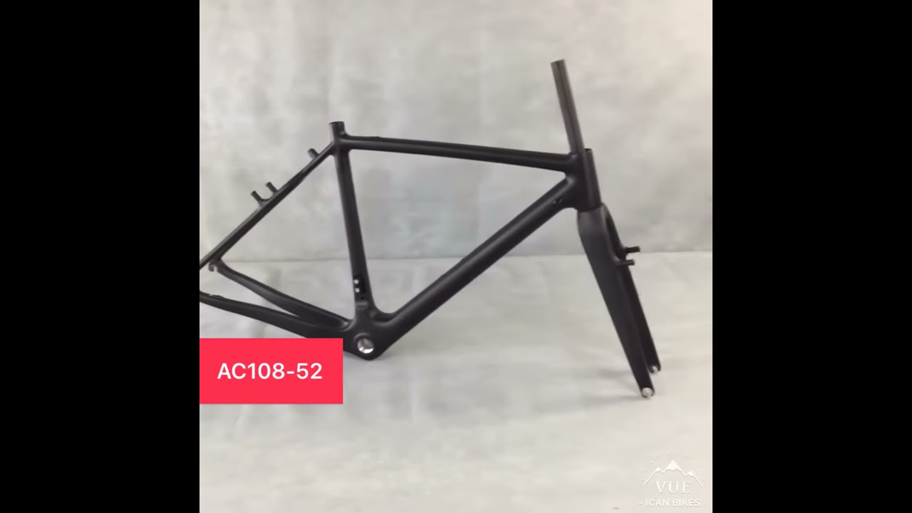 AC108 Cyclocross Cantilever Brake Frameset - YouTube