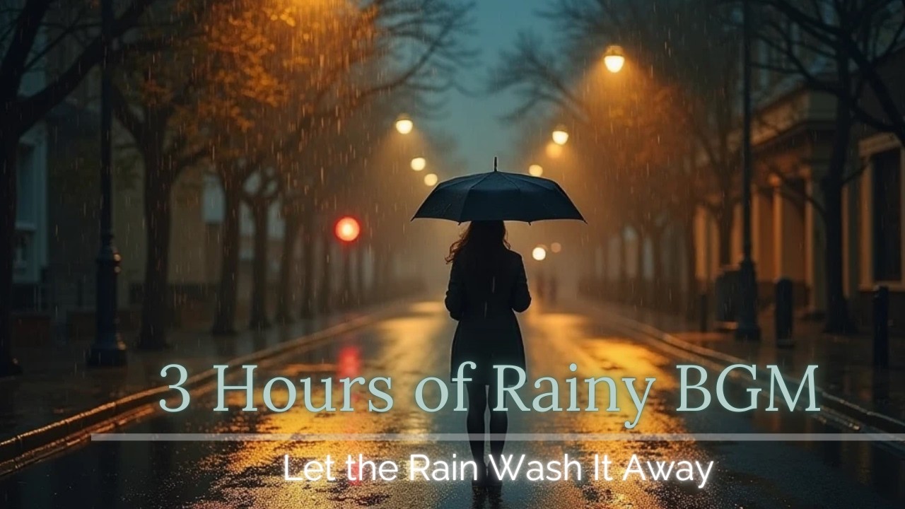 ☔️Tears in the Rain BGM | 3 Hours of Emotional & Soothing Music - YouTube