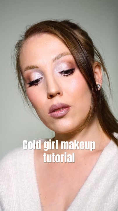 Cold Girl Makeup Trend 💕 #coldgirlmakeup #music #imcoldmakeup #makeuptutorial #makeupvideo - YouTube