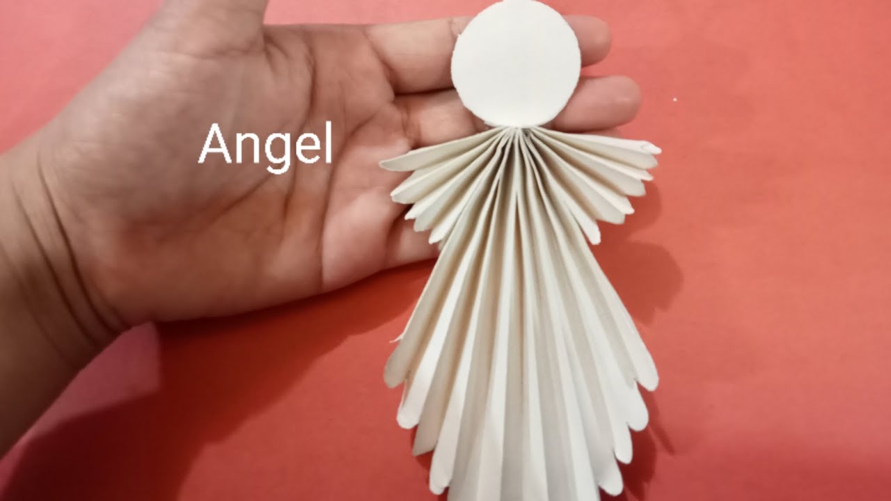 How to make an angel using paper - YouTube