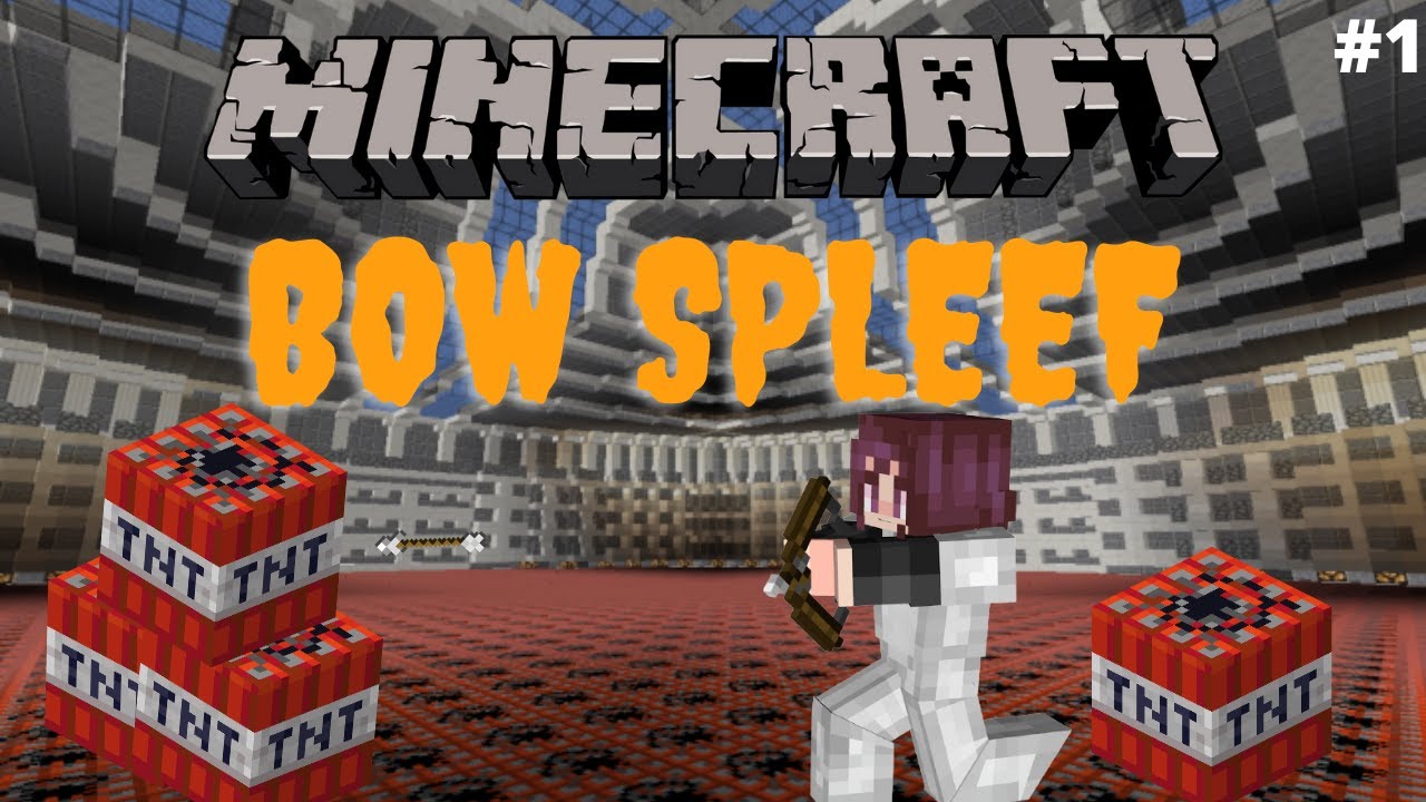Being The Last One On Top In Bow Spleef! - YouTube