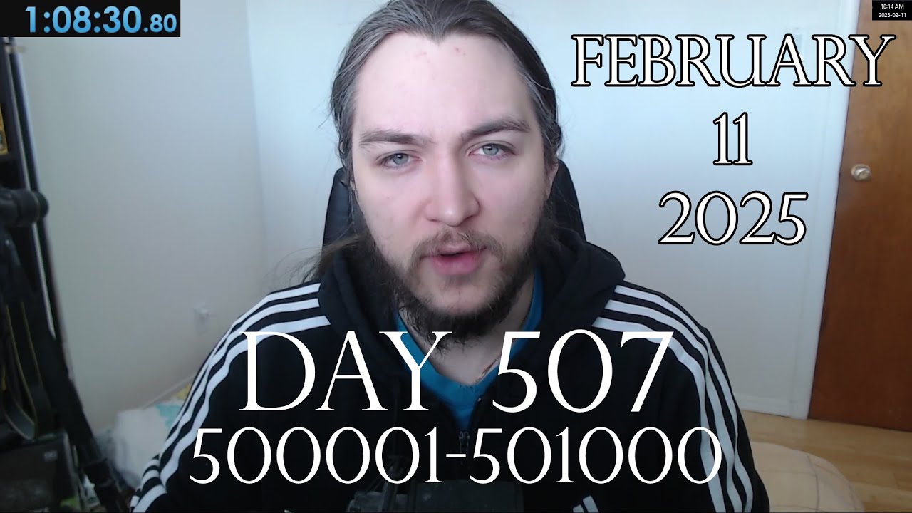 Counting And Writing Numbers (Day 507) (500001-501000) - YouTube