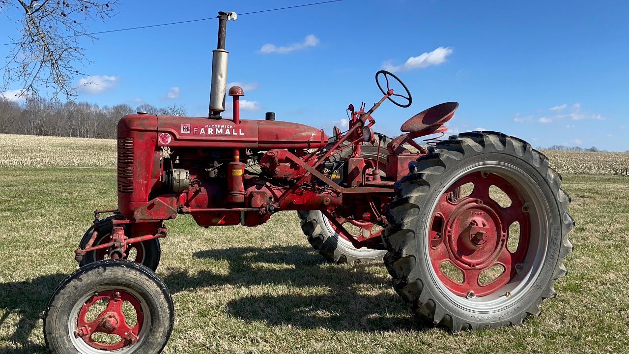 Farmall super c plus c20 plow and more - YouTube