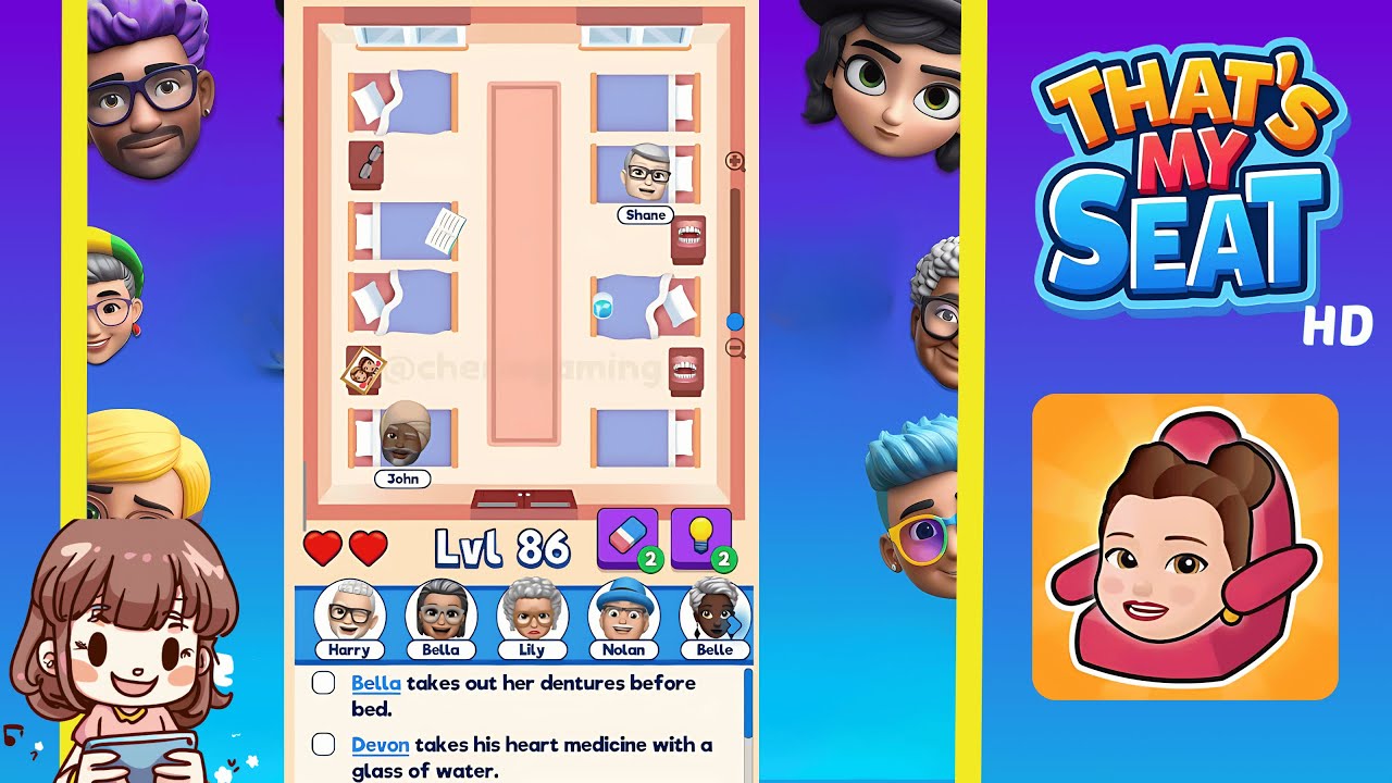 That's My Seat level 86 Solution Walkthrough - YouTube