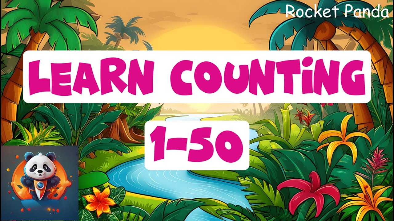 Learn Counting 1-50 (Part 1) - YouTube