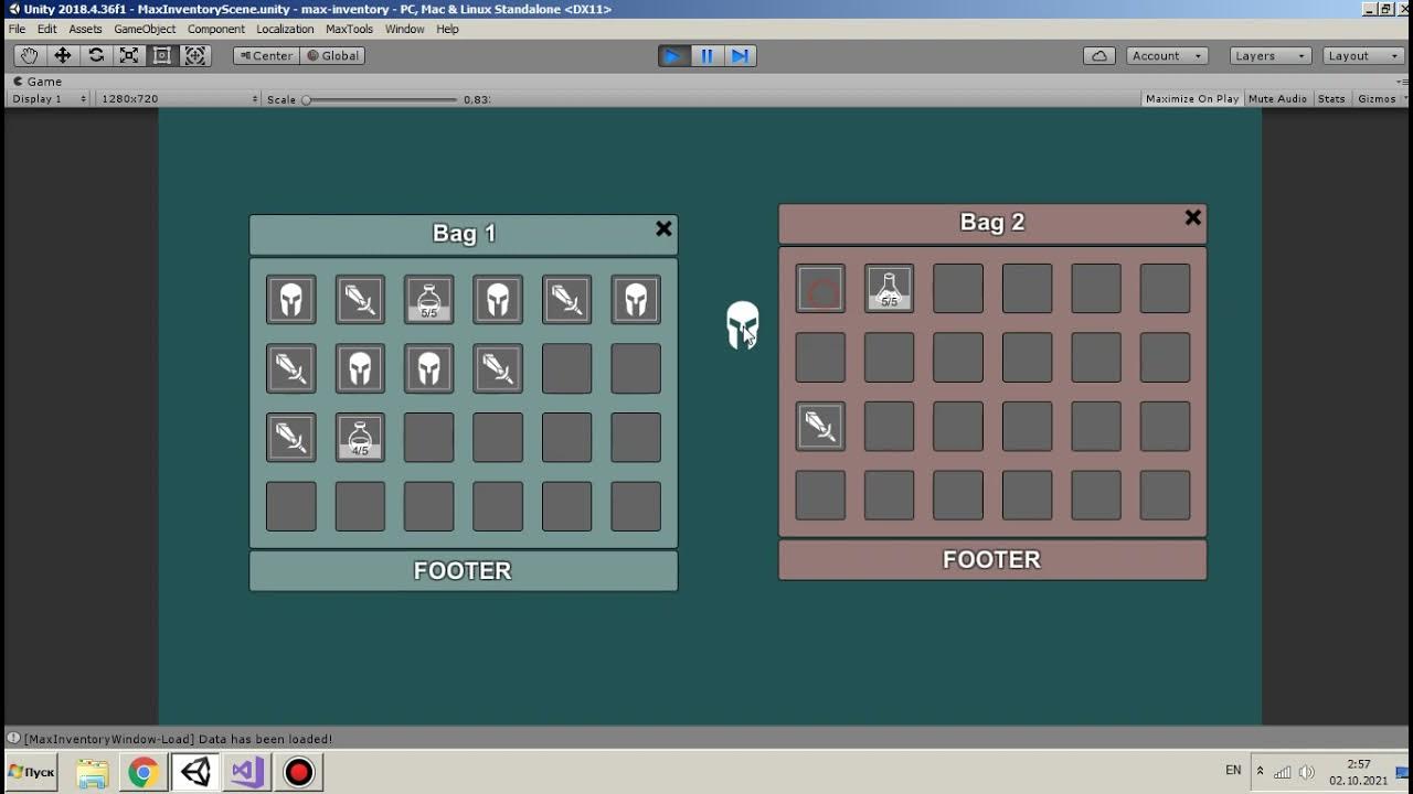 [Unity] Inventory System - Первый пук-среньк - YouTube