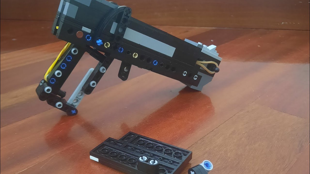 Tutorial how to assembly de magazine of the lego 3 -stud-wide gun - YouTube