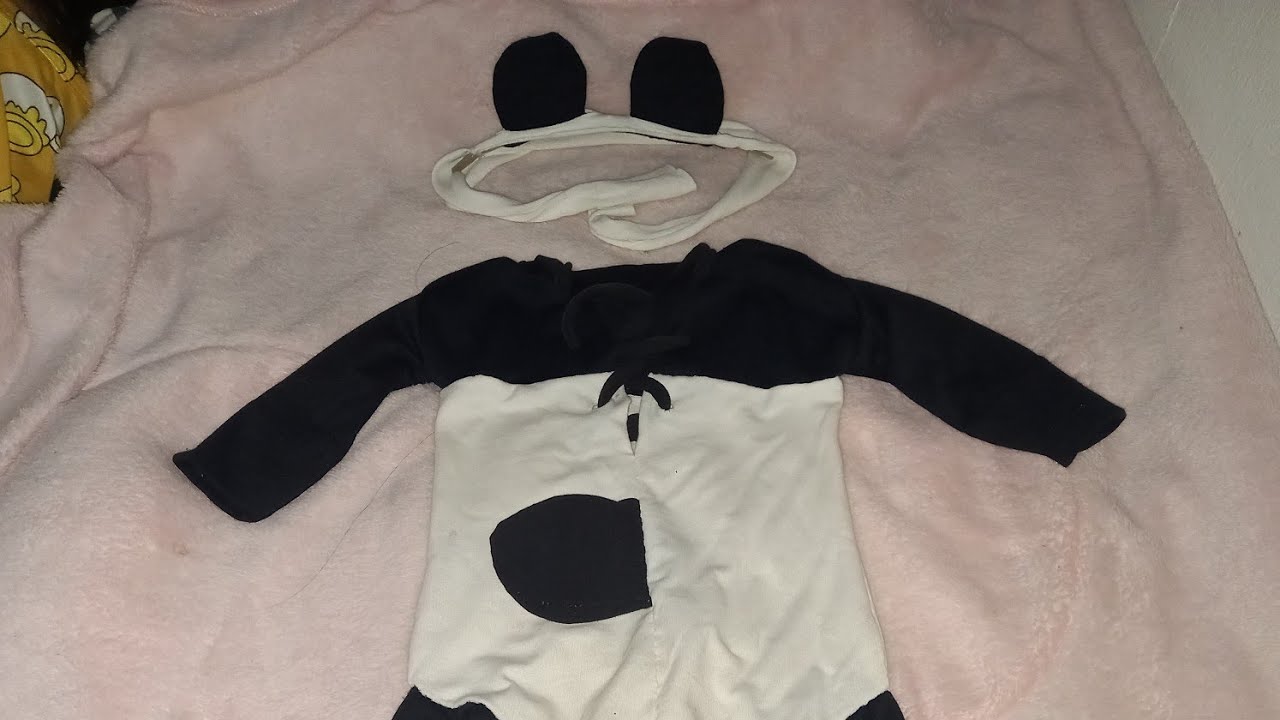diy quick & easy animal costume "PANDA COSTUME" for kids party gamit ...
