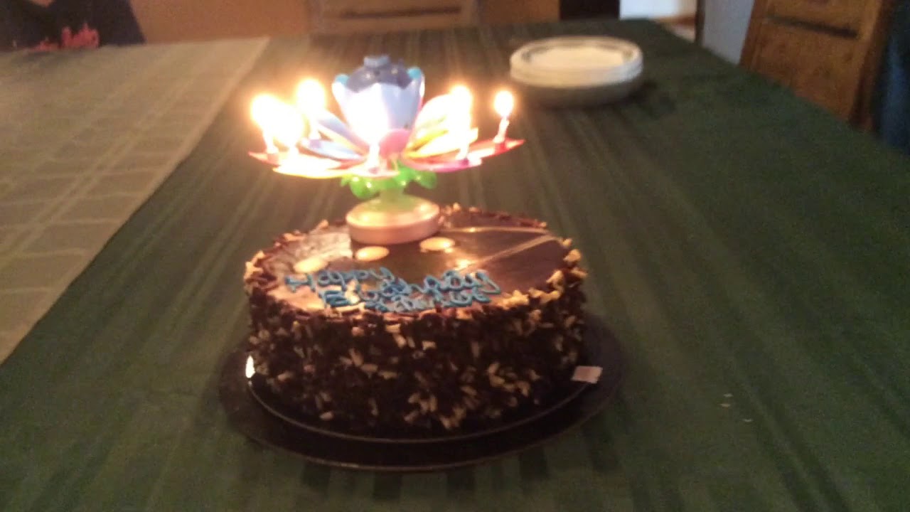 Xander with happy birthday at Xander cake - YouTube