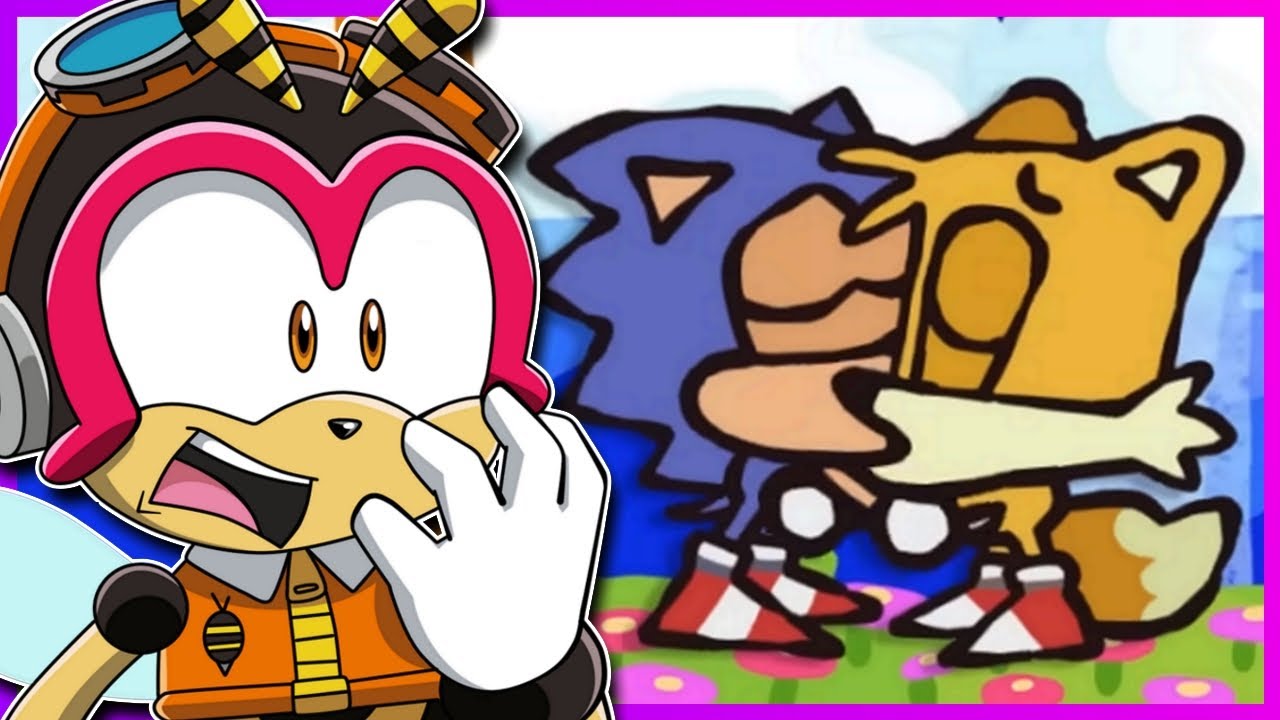 SONIC KISSES TAILS?! - Charmy reacts to The Ultimate "Sonic The ...